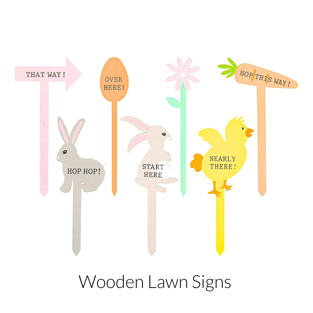Bunny Hunt Signs Printable Easter Egg Hunt Kit | Made In A Day