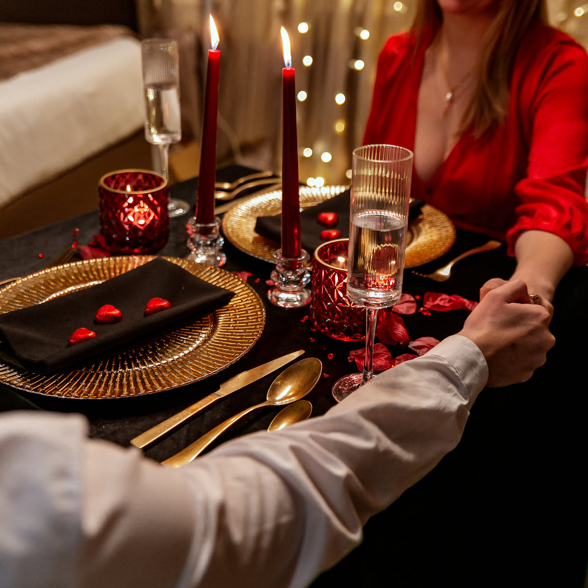 Romantic Allure Date Night Dinner Set for 2 - Ideal for Couples ...